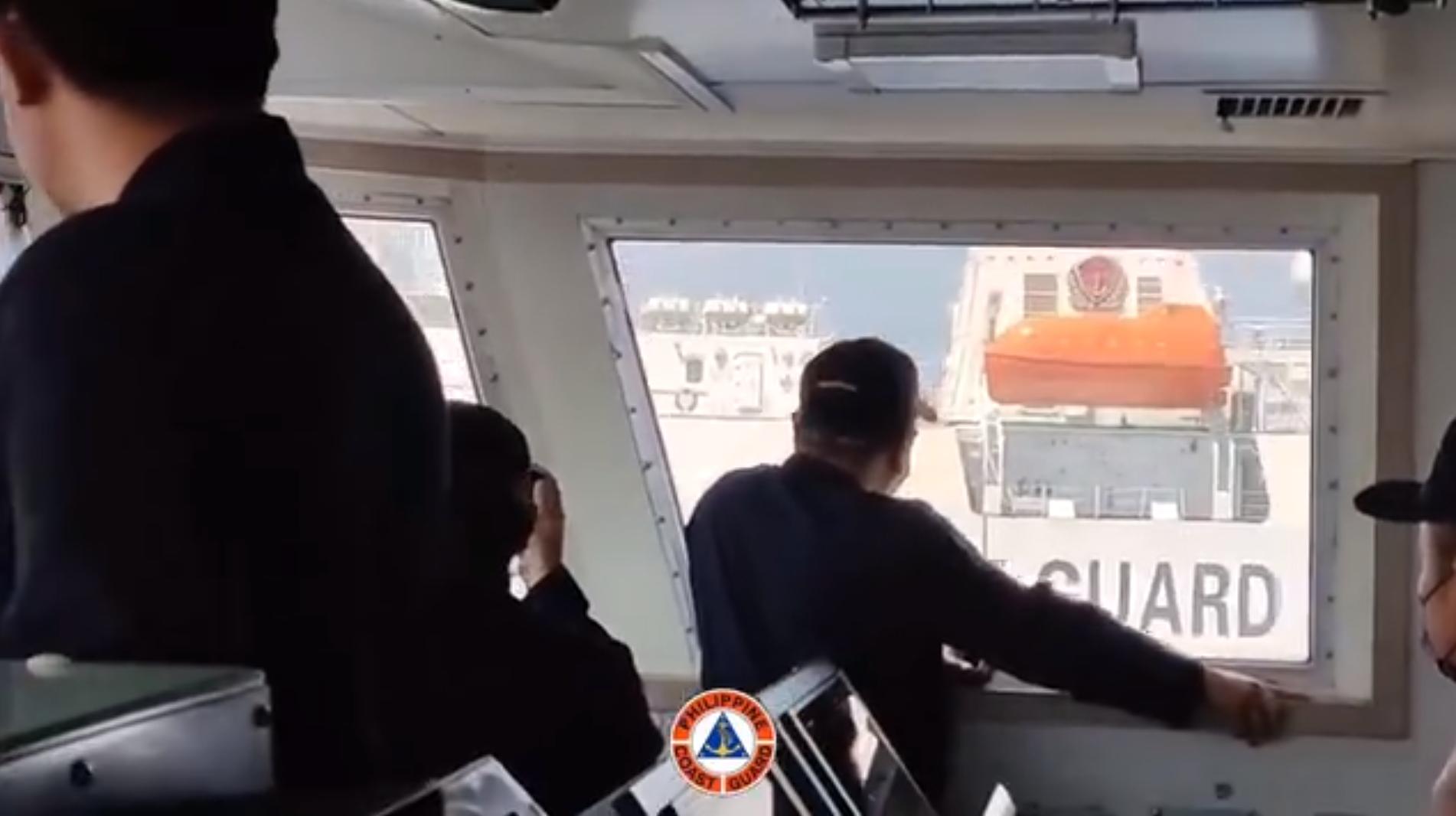 Coast Guard 3305 intercepted the Philippine ship. After the ...