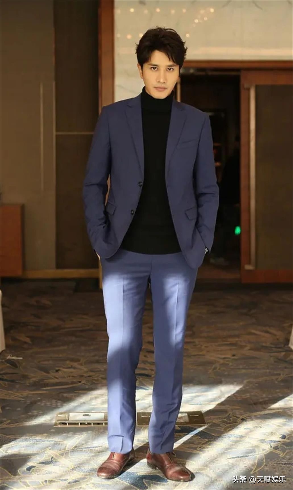 Photo of film and television actor Peng Guanying in the 38-episode TV series "Unexpected Arrival ...