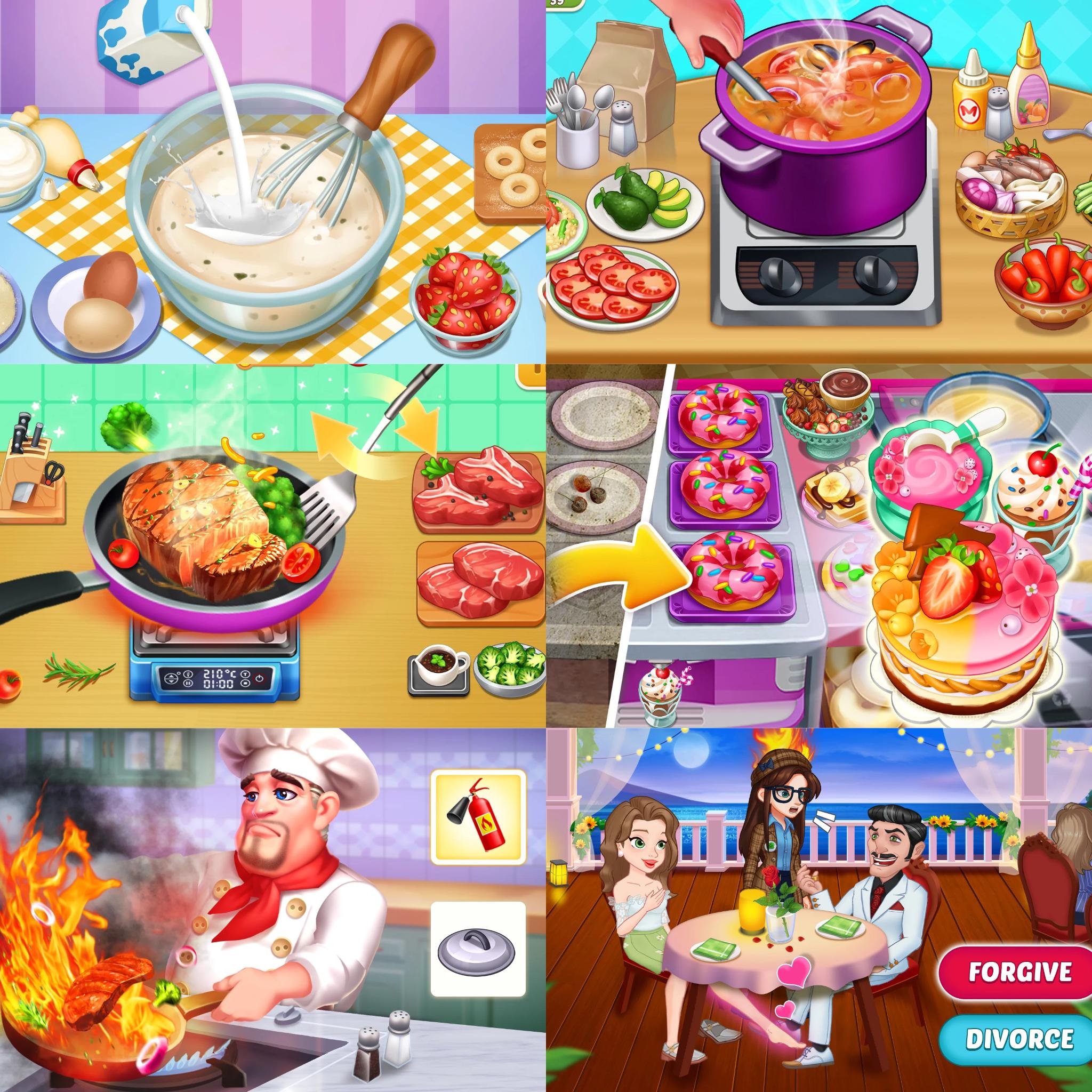 Giant meal super decompression‼ ️4 must-play mobile games for cooking ...