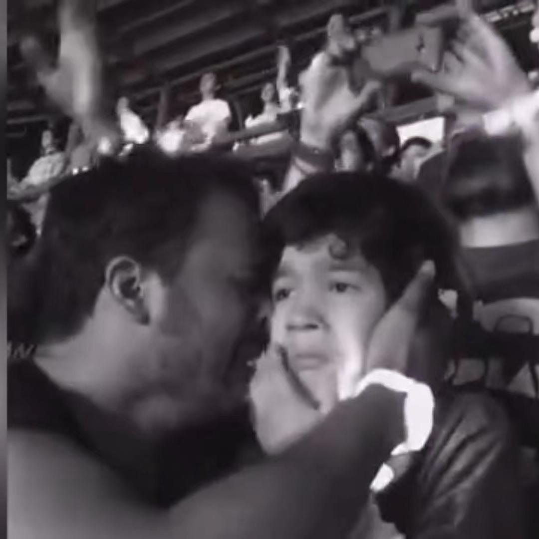 The magic of music!After six years, the boy with autism finally ...