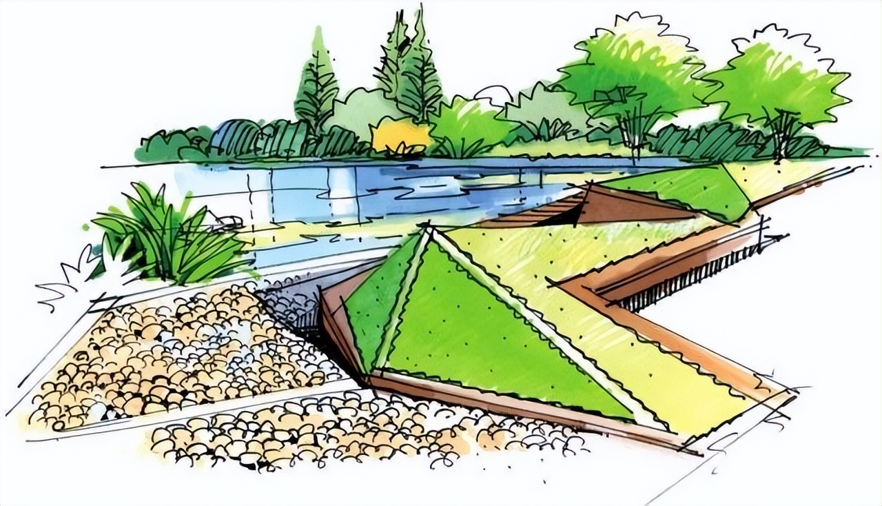 How to draw a landscape by hand?very detailed information - iNEWS