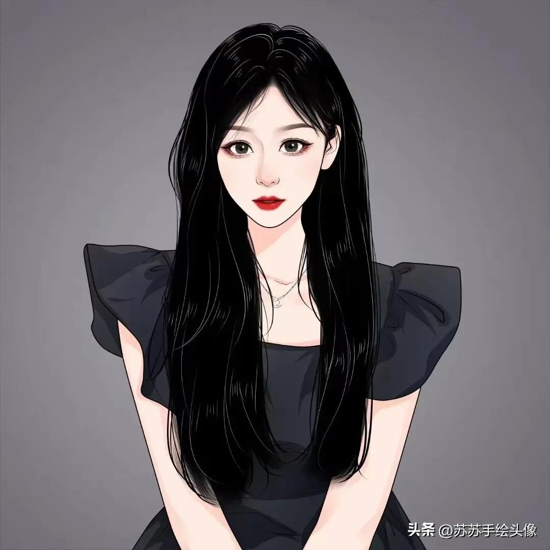 Change the avatar, the cool girl's hand-painted avatar is clean ...