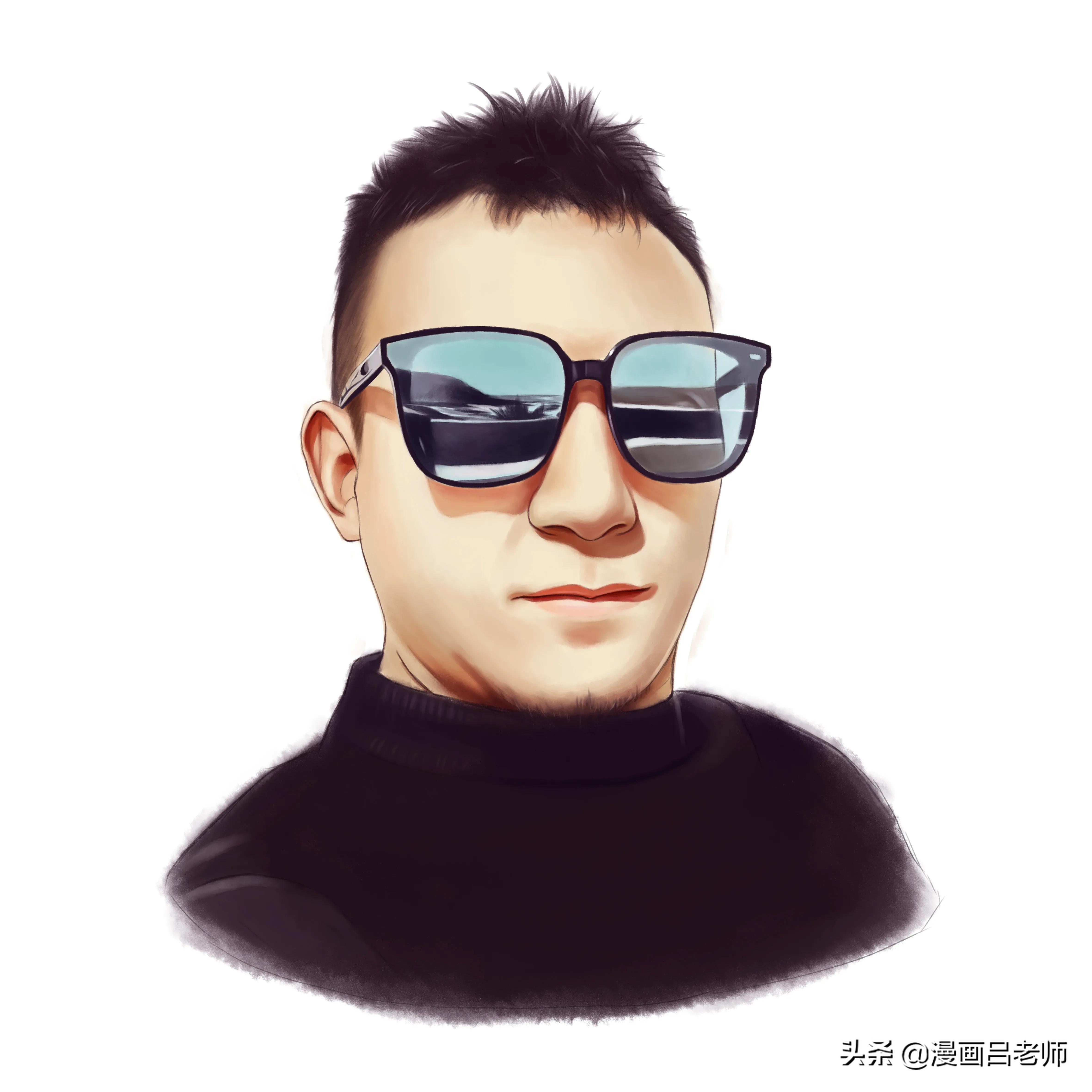 Change your New Year's avatar!Hand-painted realistic avatar with high ...