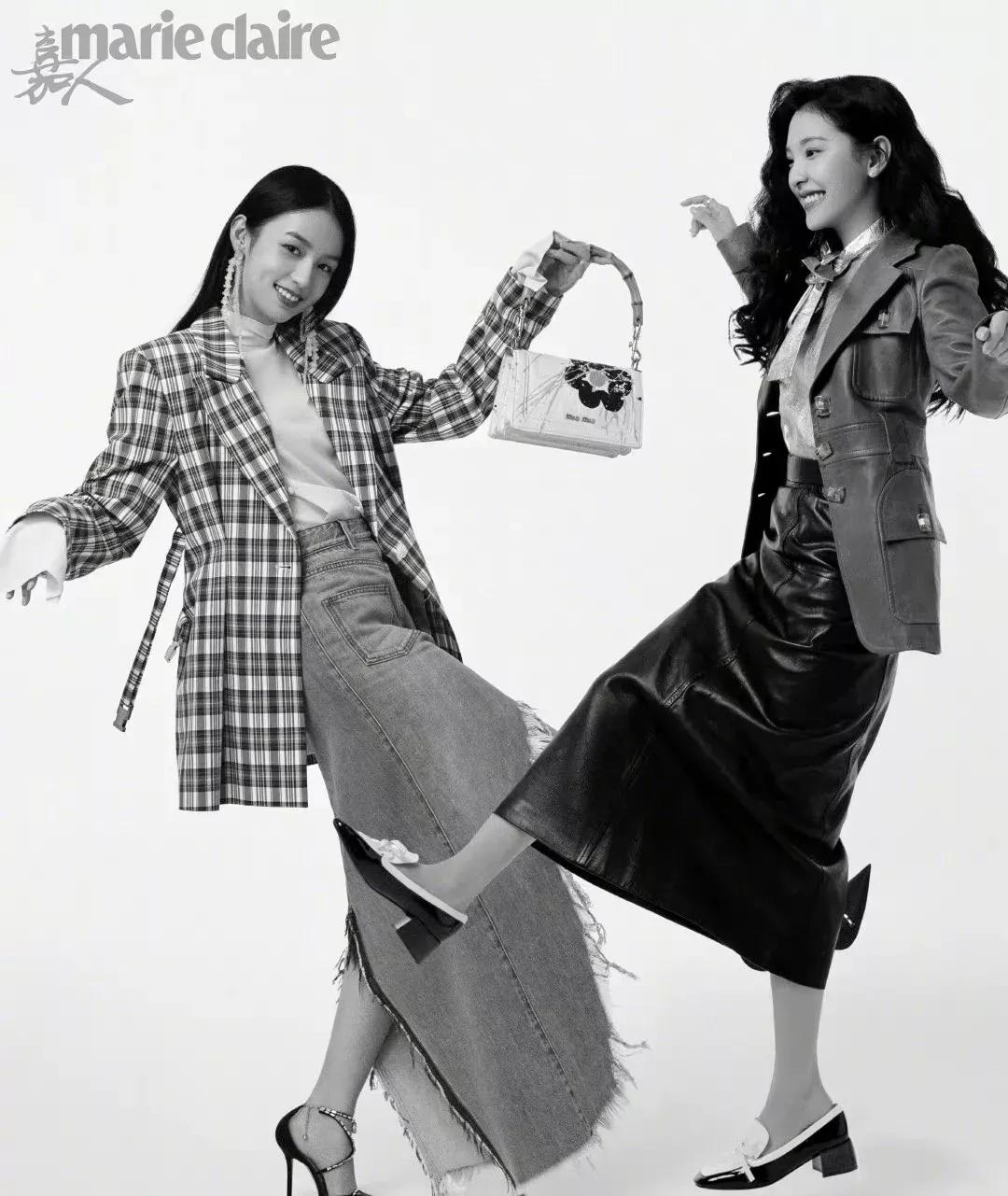 Zhou Ye, Zhang Ruonan, and Chen Yao shoot the magazine together - iNEWS