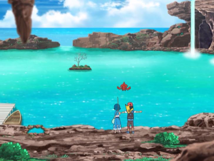"Pokémon" Water Lotus's island tour test, defeat the overlord Weak ...