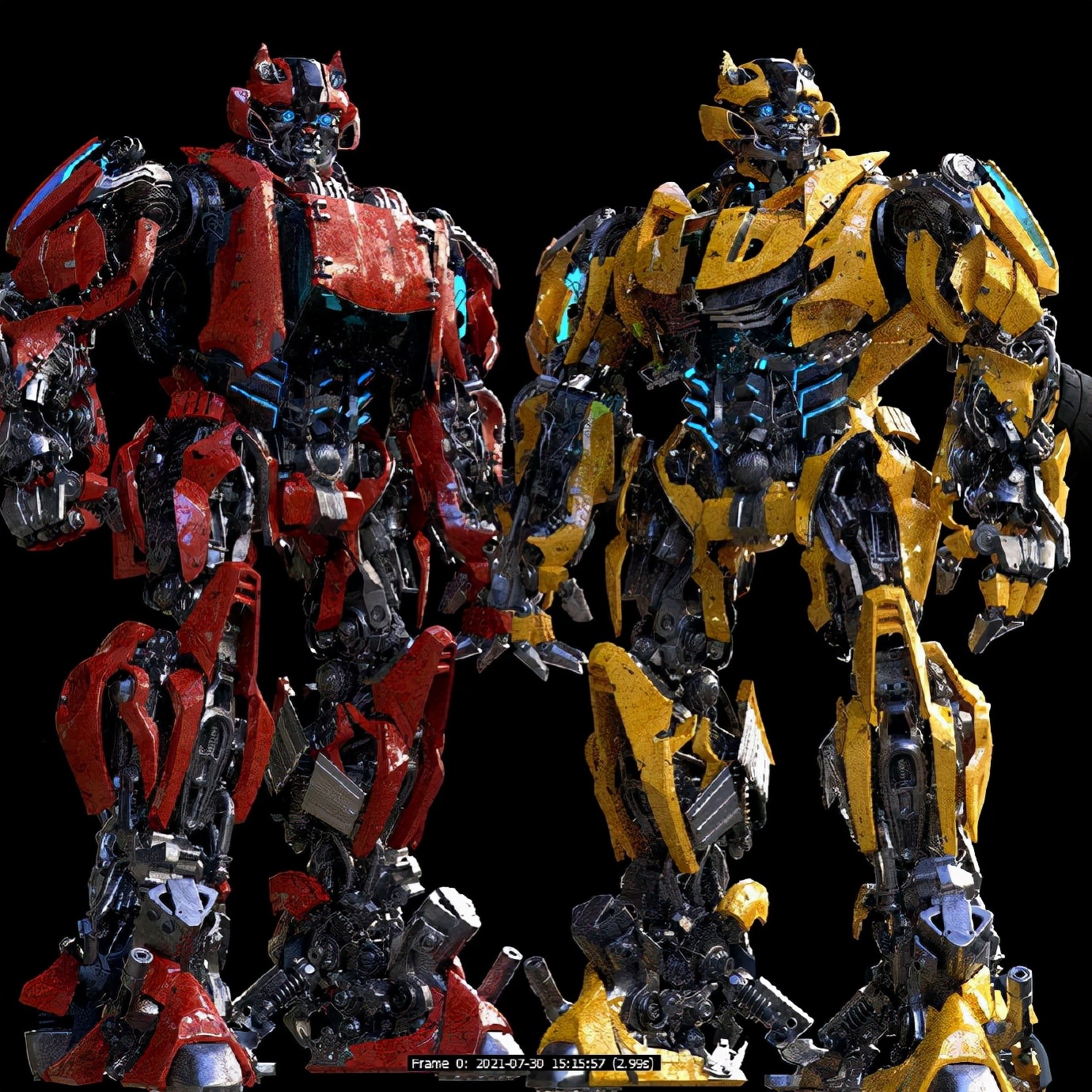Transformers movie version Flying over the mountain, Bumblebee and Arce ...