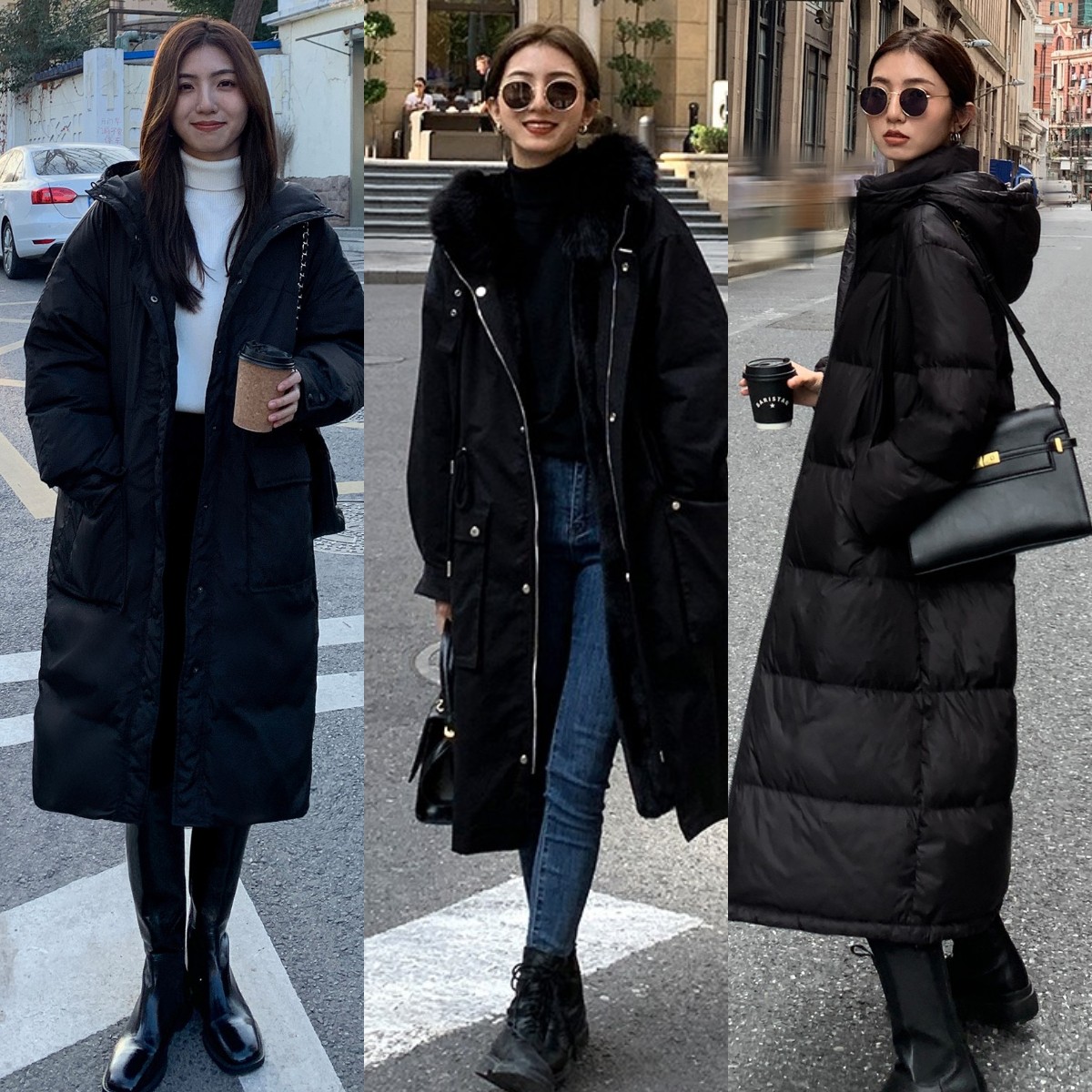 The late autumn of wearing "down jacket + trousers" is coming. Use ...