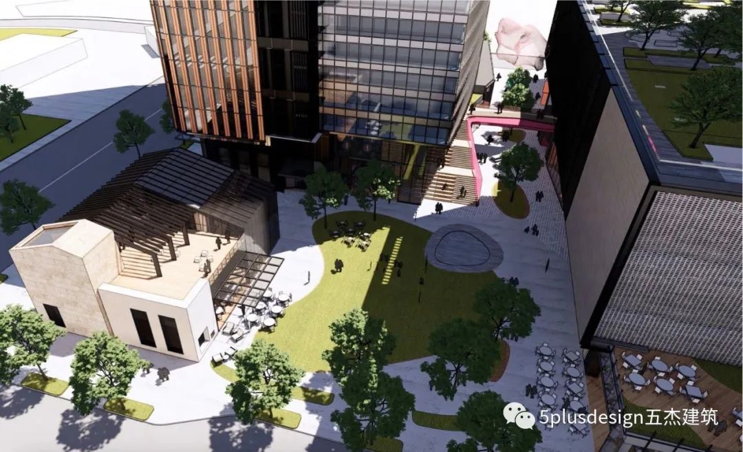 Dallas Gateway complex project progress / 5plusdesign Wujie ...