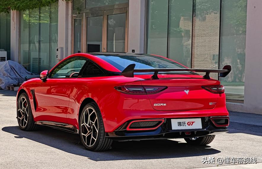 Nezha GT's official modified rear wing shape announced, and the mold ...