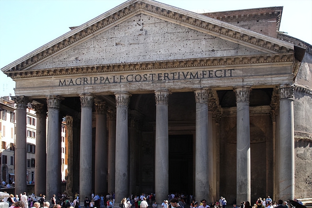 The mysterious ancient Roman ruins and cultural heritage, the Pantheon ...