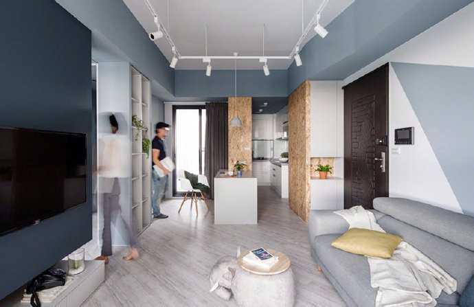 Simple and stylish home modern 68 square meters - iNEWS