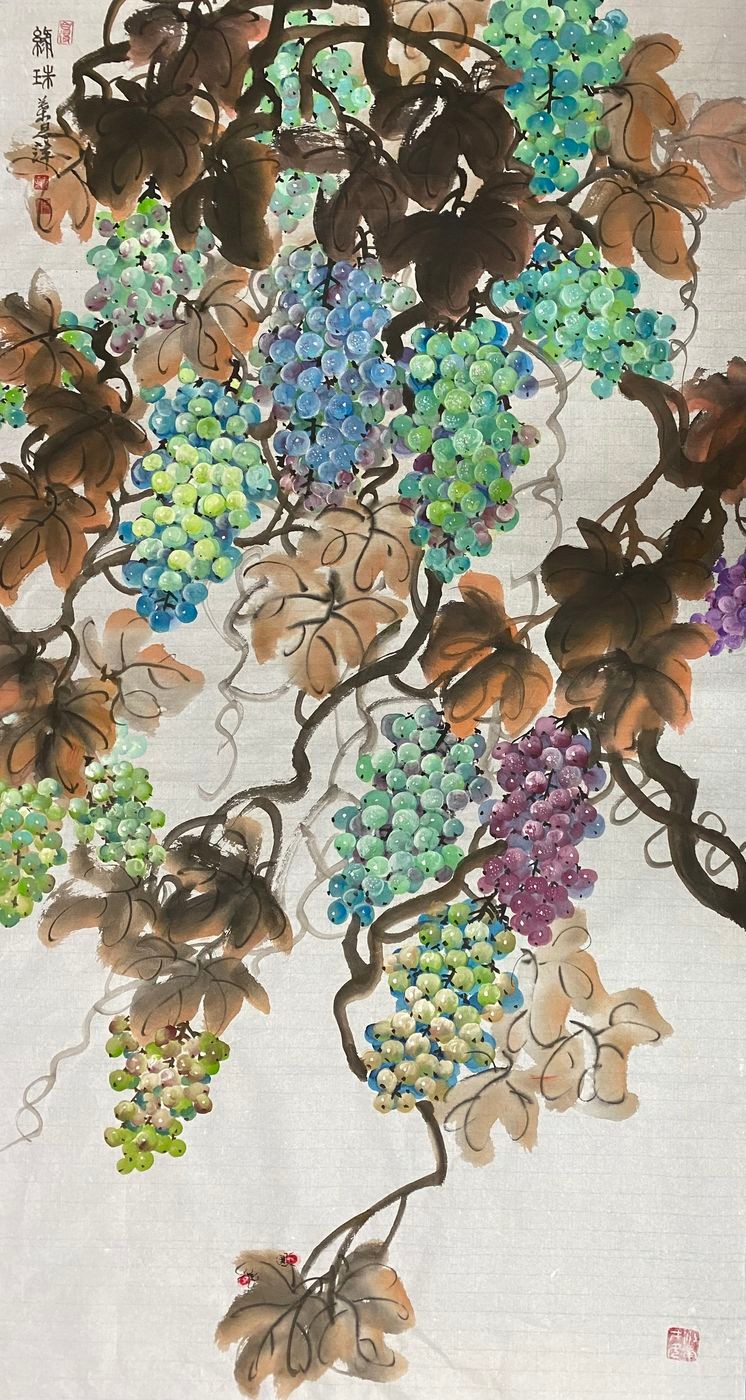 Ye Junping's "Grape of Heavy Colors" Series Exhibition - iNEWS
