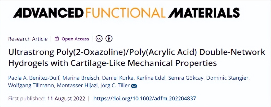 "AFM》60mP Compressed Super Strong Dual Network Hydrogel - iNEWS