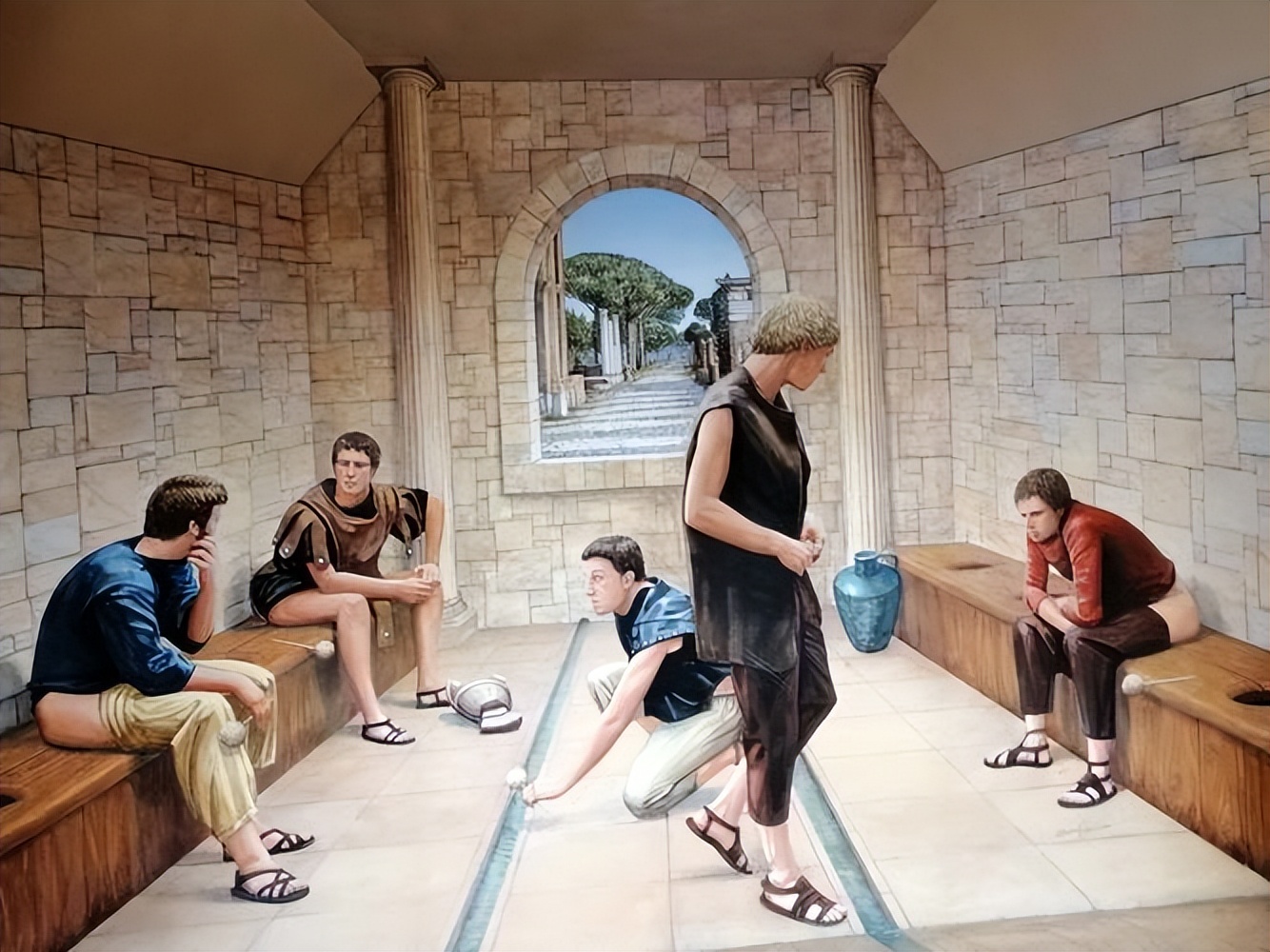 How did the ancient Romans use the toilet? Why is feces considered a ...