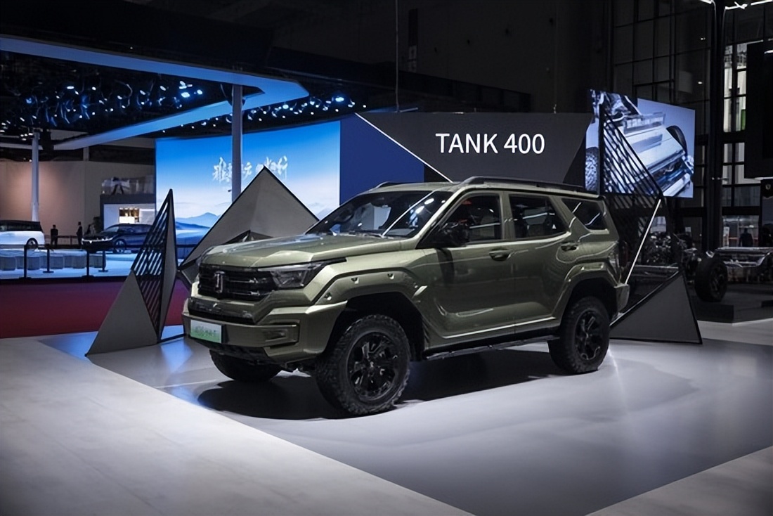 The tank 400 Hi4-T brought "electricity" to the Shanghai Auto Show, and ...