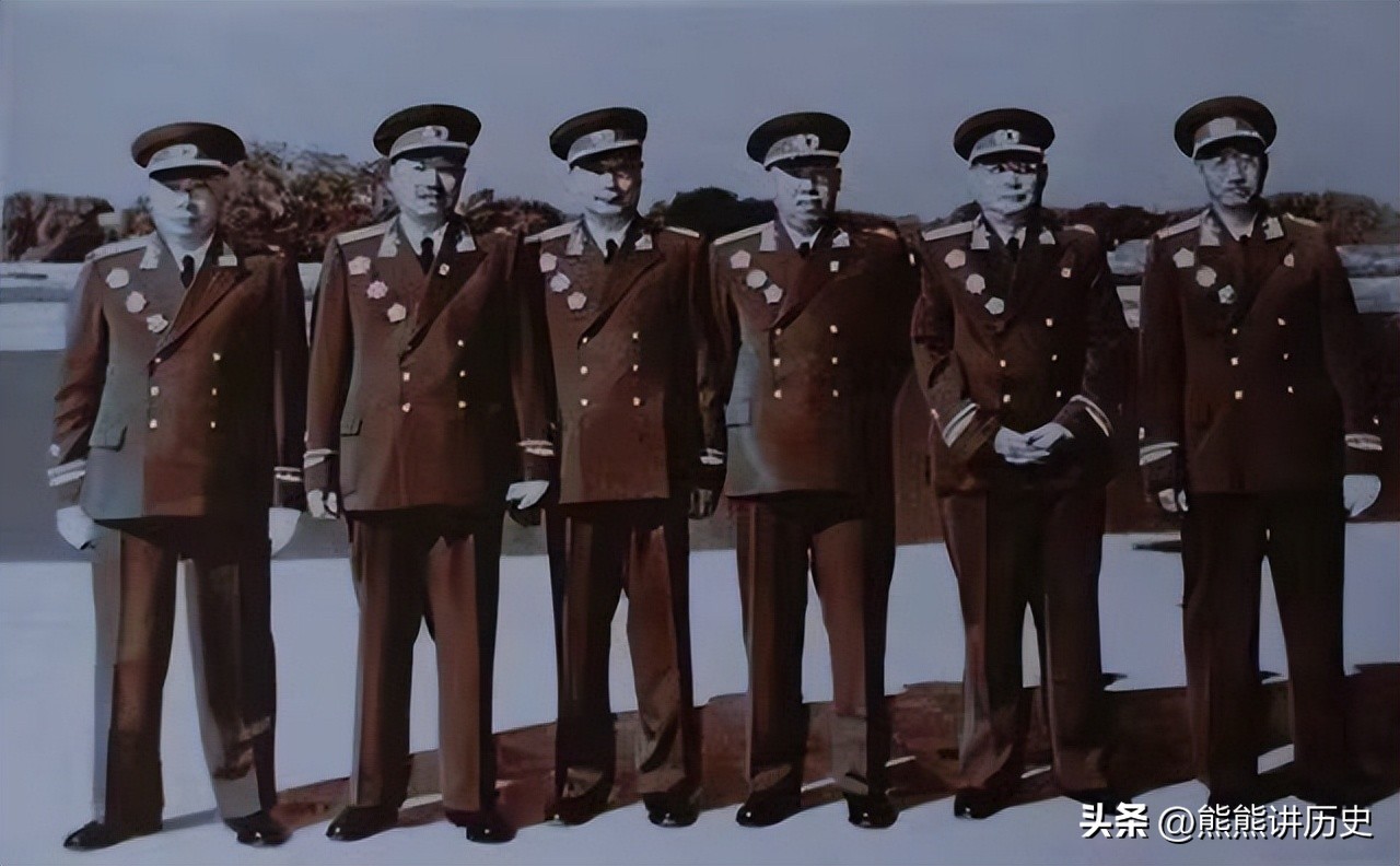 Five rare group photos of the top ten marshals, who are they in the ...