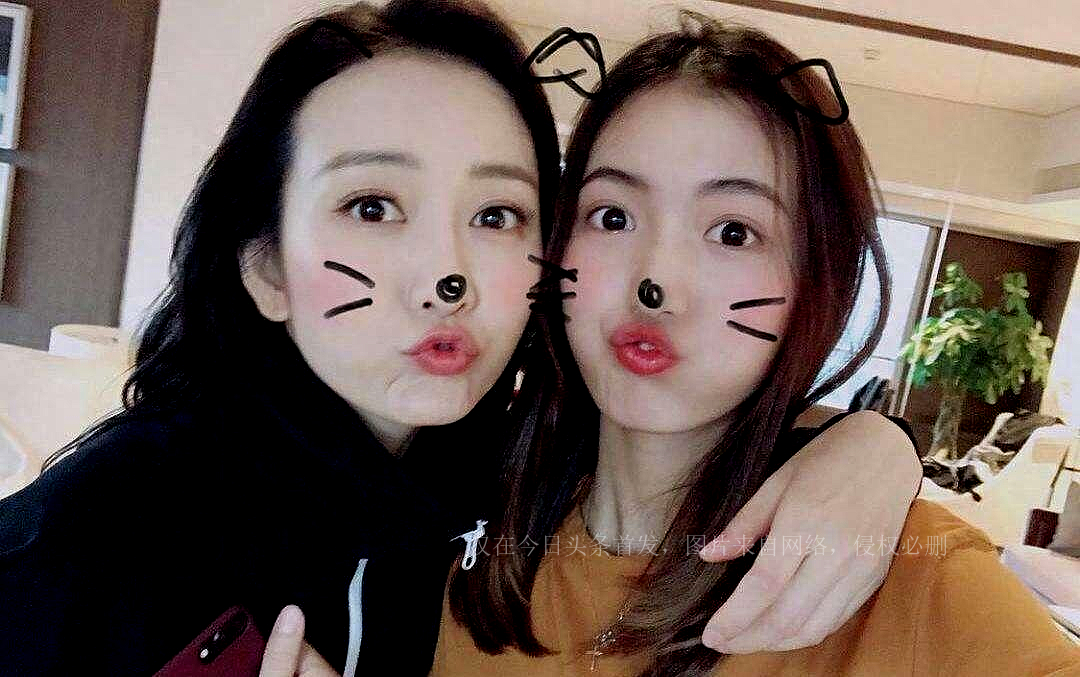 The genetic inheritance is too strong, the female star's beautiful ...