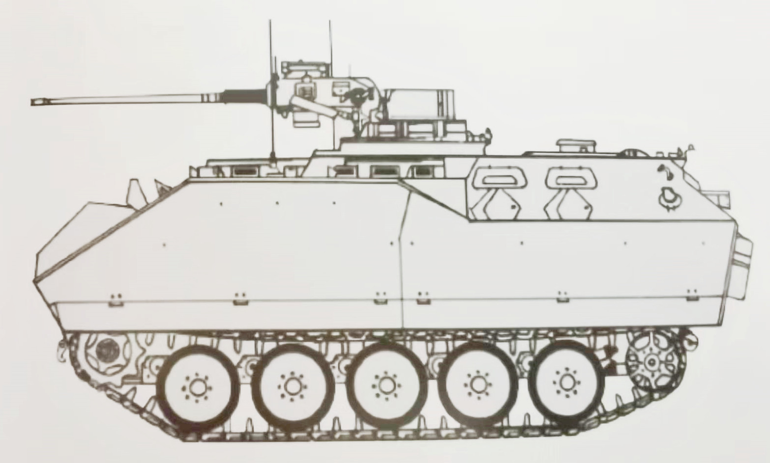 American AIFV infantry fighting vehicle - iNEWS