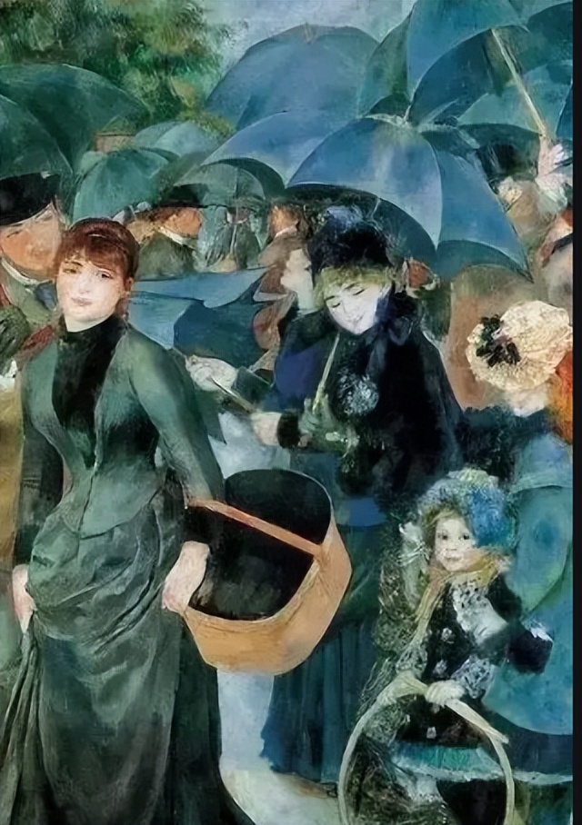 How did Renoir embellish with bright colors to create a dynamic sense ...