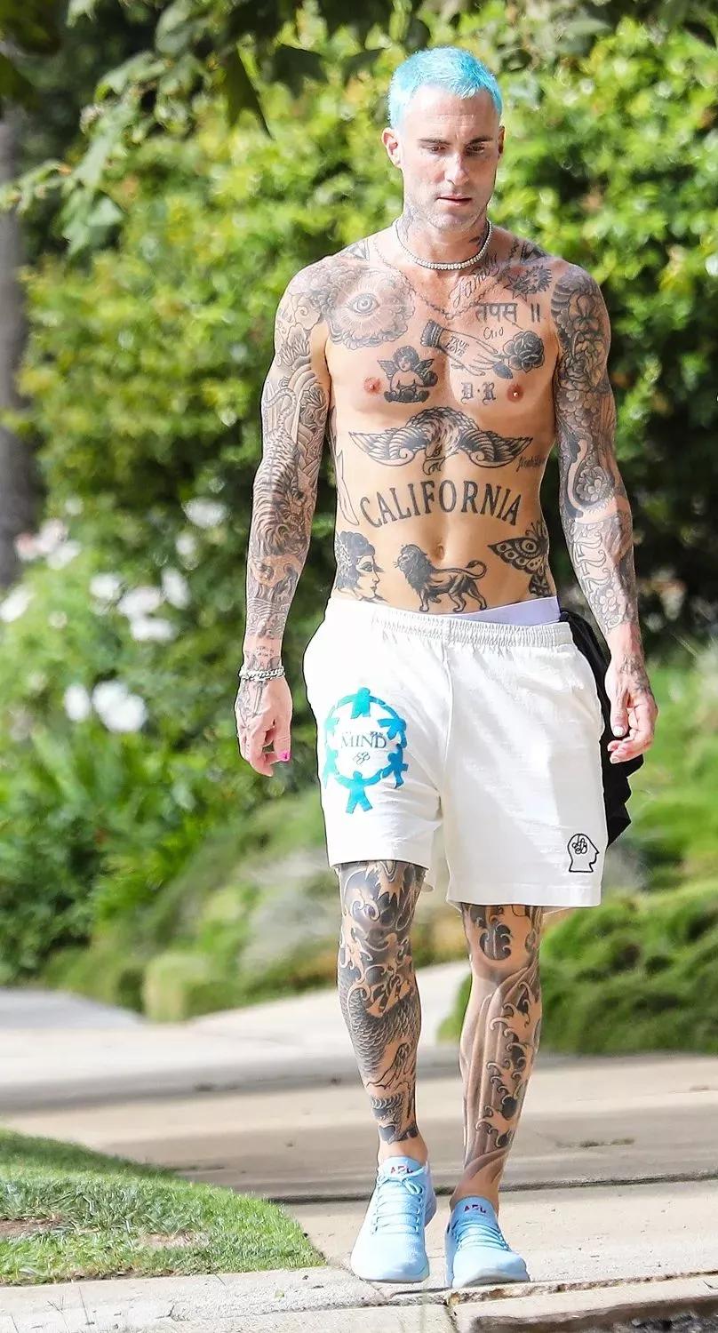 Adam Levine solemnly clarifies face tattoos - iNEWS