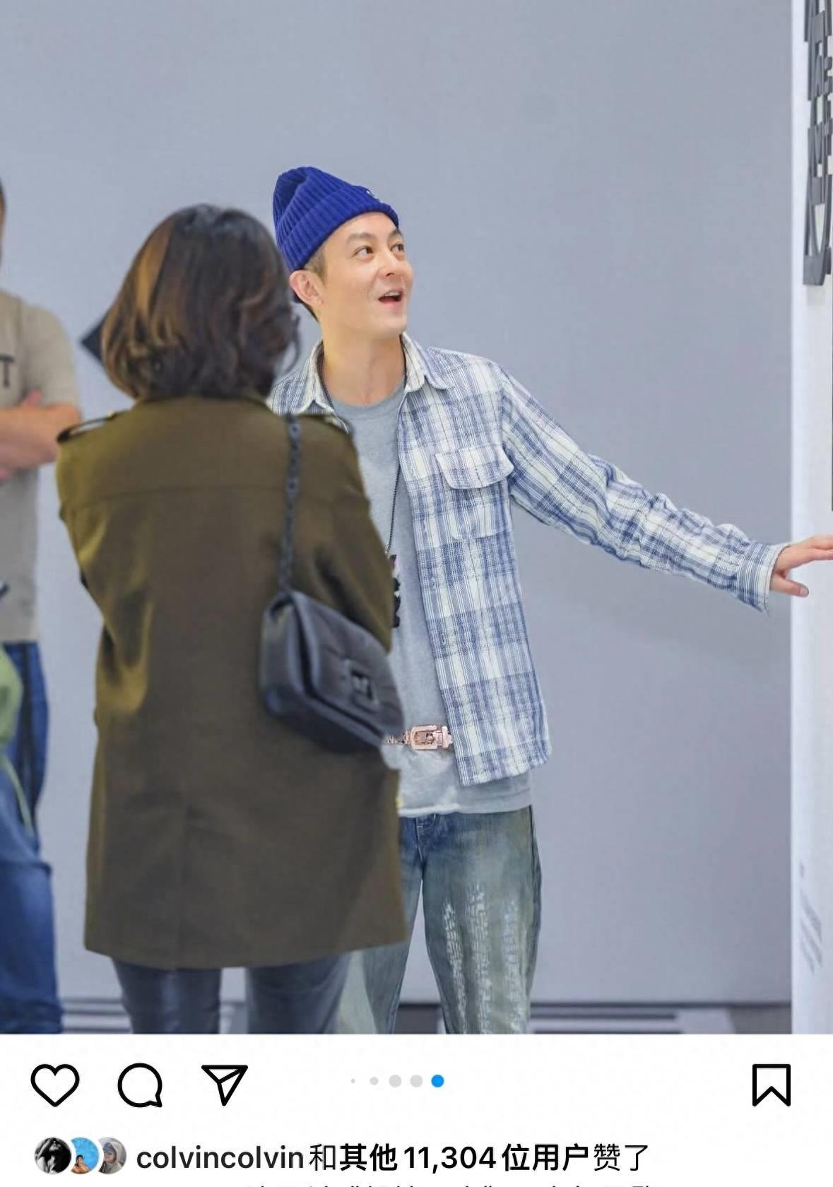 The pinnacle of fashion! Edison Chen and Carina Lau showed off their ...