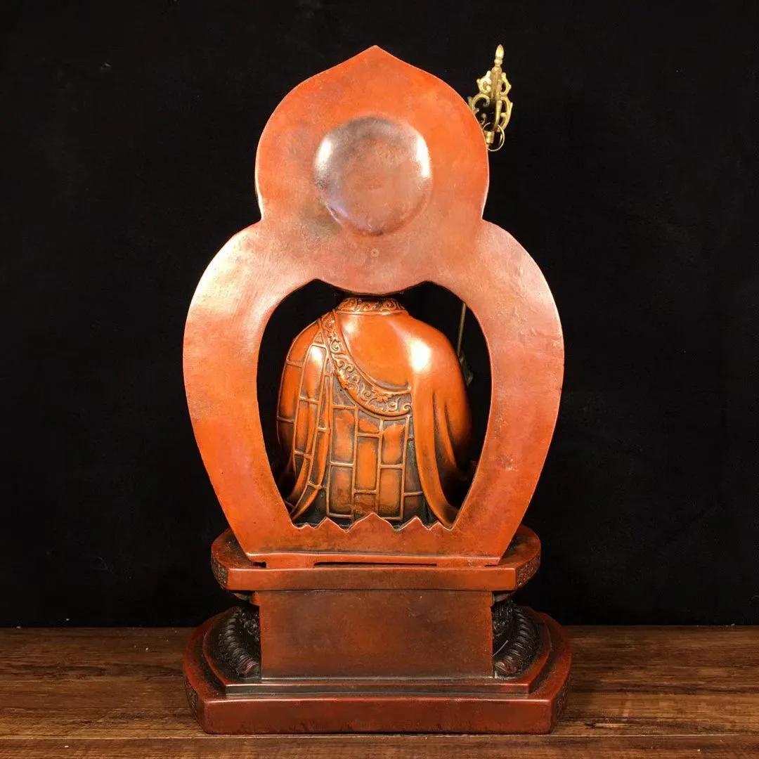 Pure copper gilt gold Ksitigarbha Bodhisattva - iNEWS