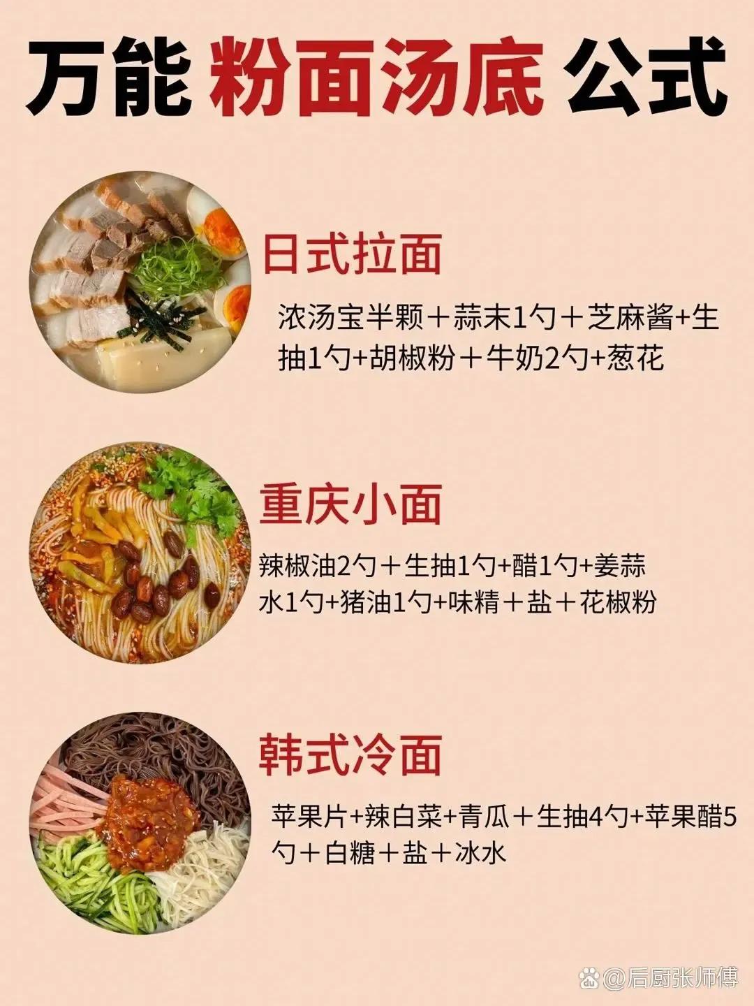 The universal noodle formula is enough to learn how to make noodles ...