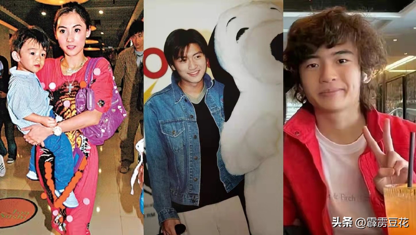 Cecilia Cheung takes her three sons to ski in Korea, Lucas' appearance ...