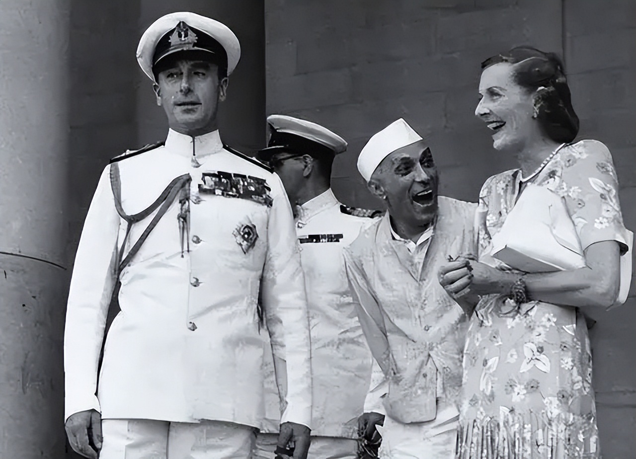 Nehru and Mrs. Mountbatten, Secretary: Mrs. Mountbatten had been to ...