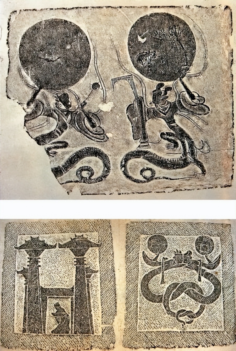 In the portrait of Fuxi and Nuwa, what are they holding "rules"? - iNEWS