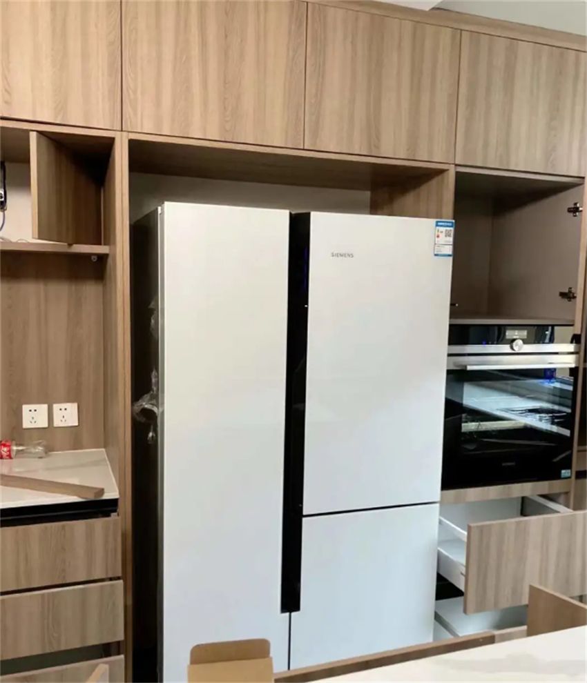 Don't do this kind of "fake embedded refrigerator" again!Expensive and ...