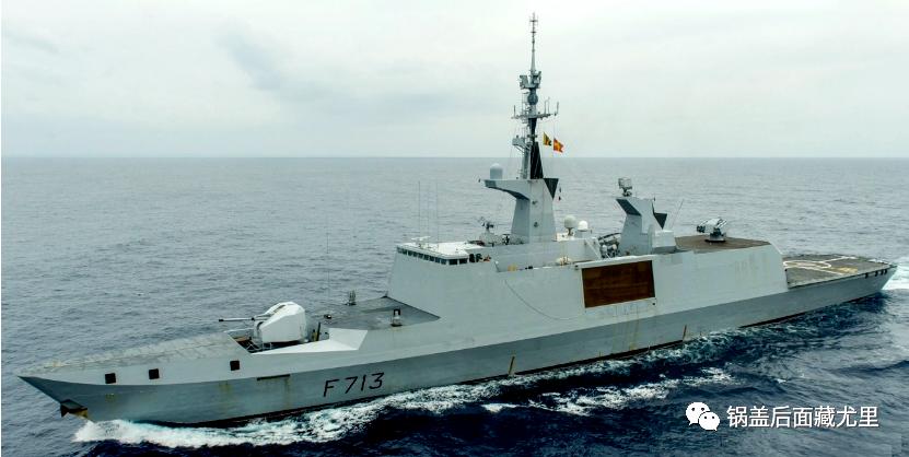 The first French navy FDI frigate "Admiral Rhonec" was launched, and it ...