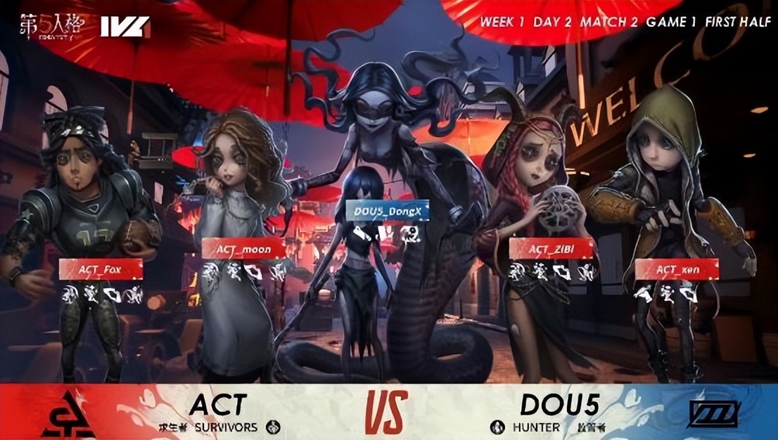 Identity V 2022 IVL Autumn Regular Season W1D2 Second ACT vs DOU5 - iNEWS