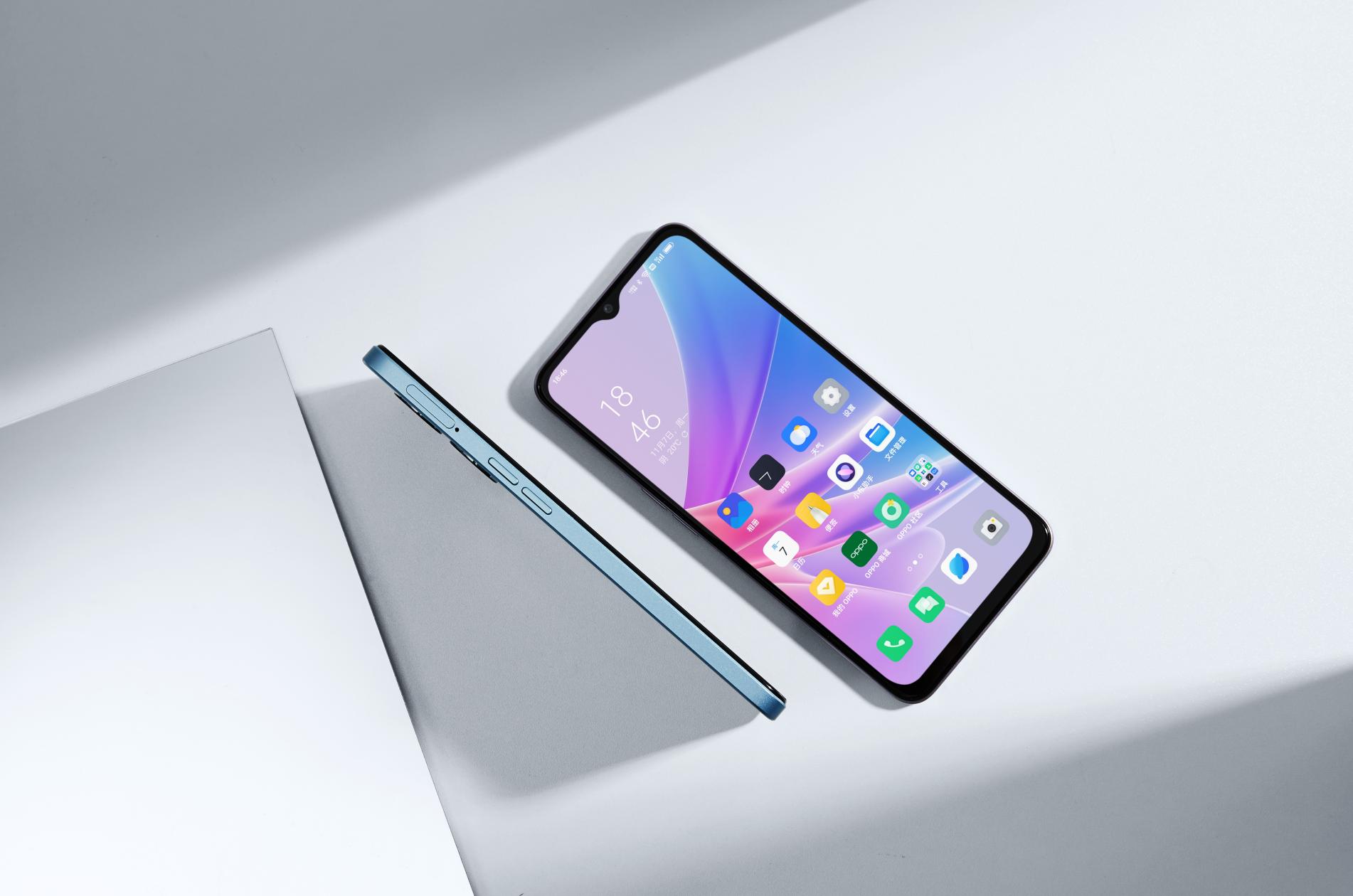 OPPO A58 three-color photo tour: crystal diamond technology blessing ...