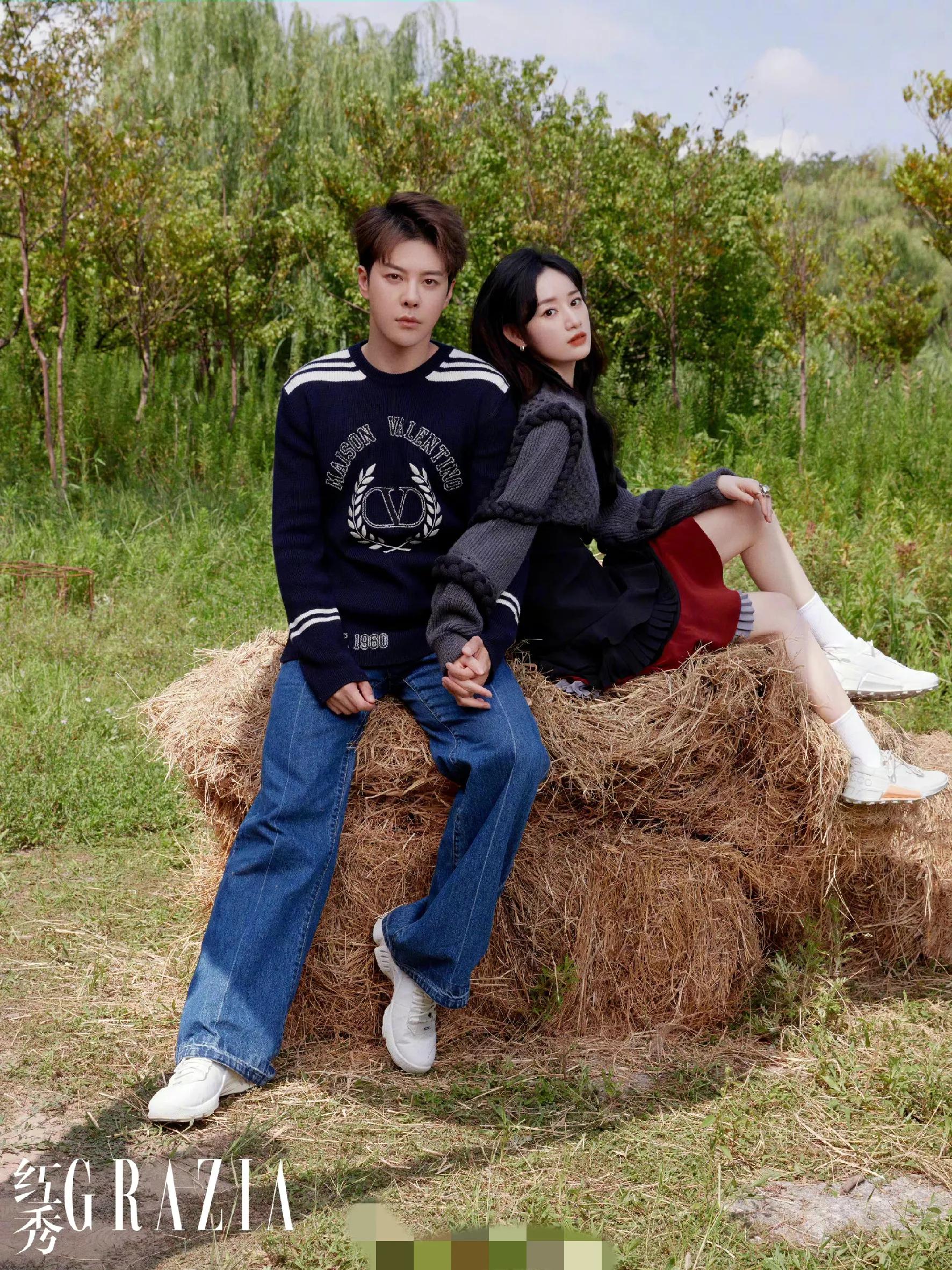 Guo Xiaoting and Xu Haiqiao combined for a magazine blockbuster, full of CP feeling, netizens ...