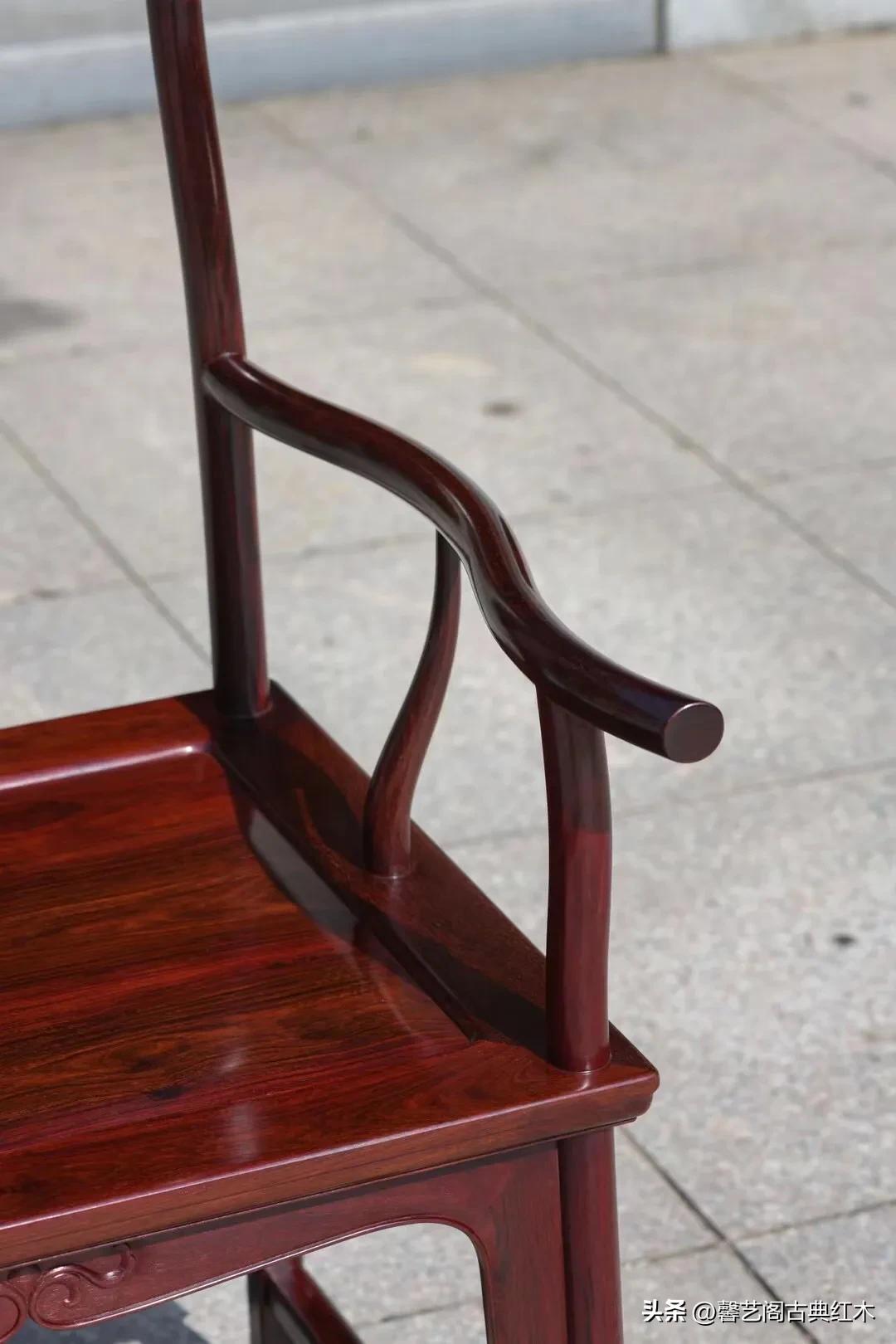 Shangbo official hat chair - made of Indian lobular rosewood - iNEWS