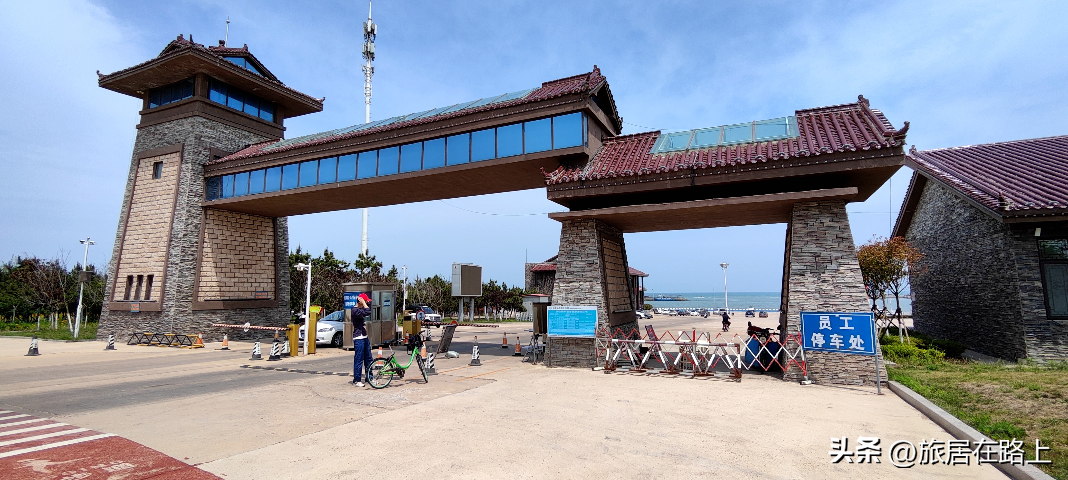 The most beautiful riding route in Rizhao, all the way to flower mode ...