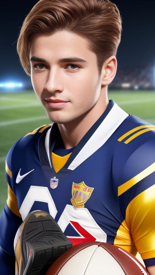 Super realistic football star male model - iNEWS