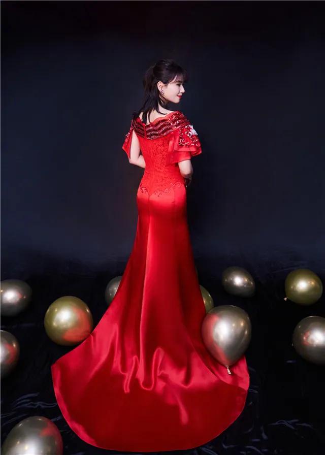 Golden elegant queen dress - Liu Tao - iNEWS