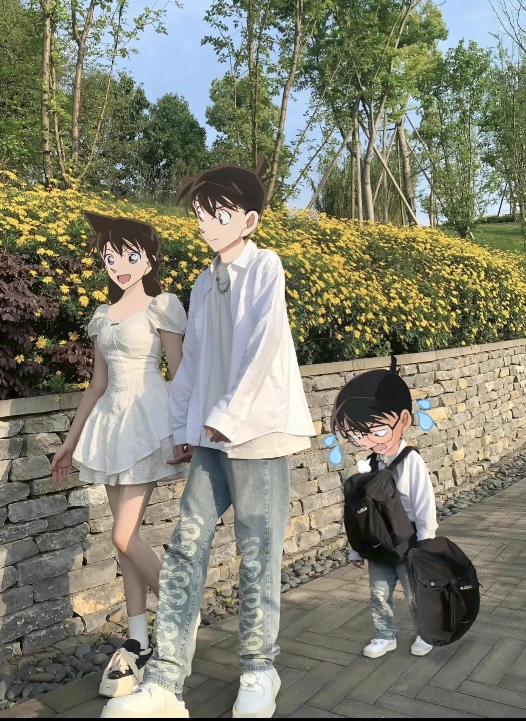 Detective Conan: Kudo Shinichi and Xiaolan are in love? Conan turned ...