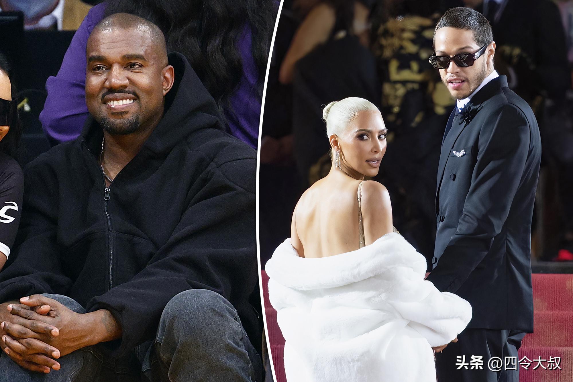 Kanye posted a post on social platforms to celebrate the breakup of his ...