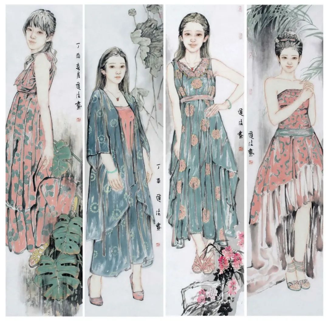 Focus on ink figure paintings - iMedia