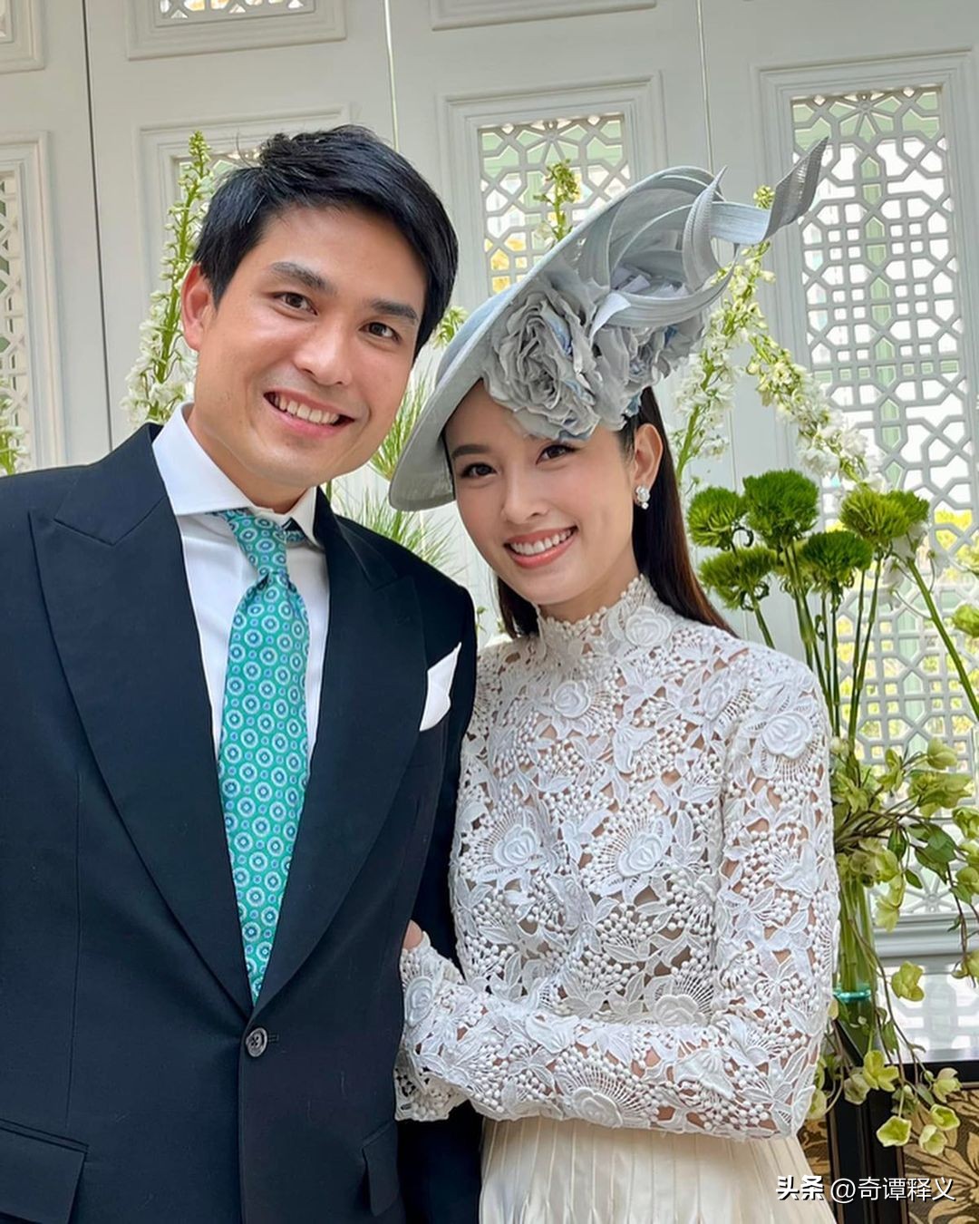 The 37-year-old actress Baoer married a wealthy businessman boyfriend, the wedding scene was ...