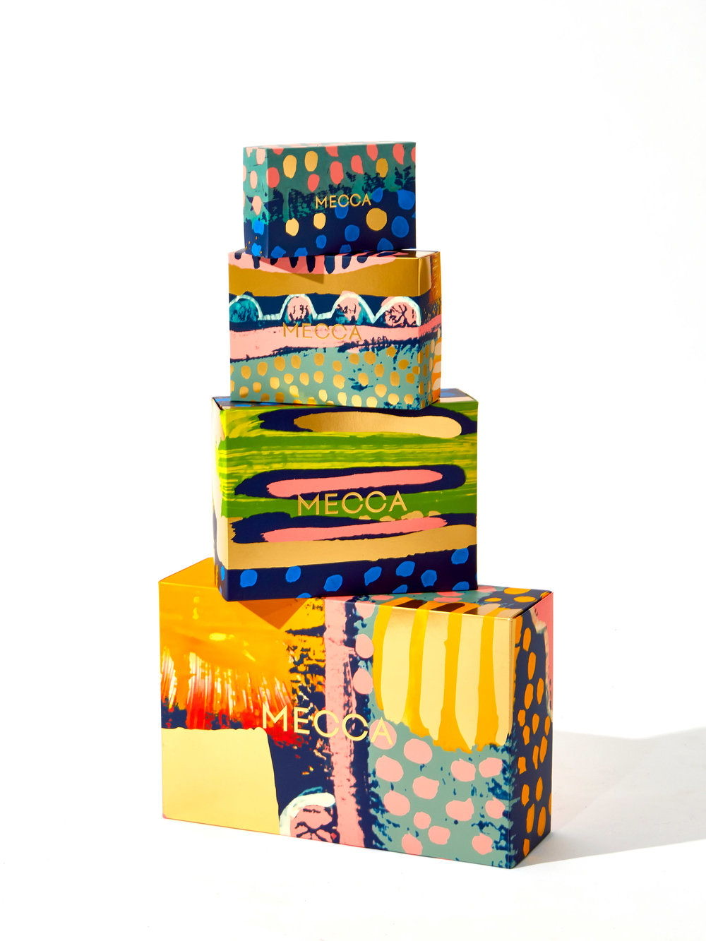 Artistic packaging design with painted elements - iMedia