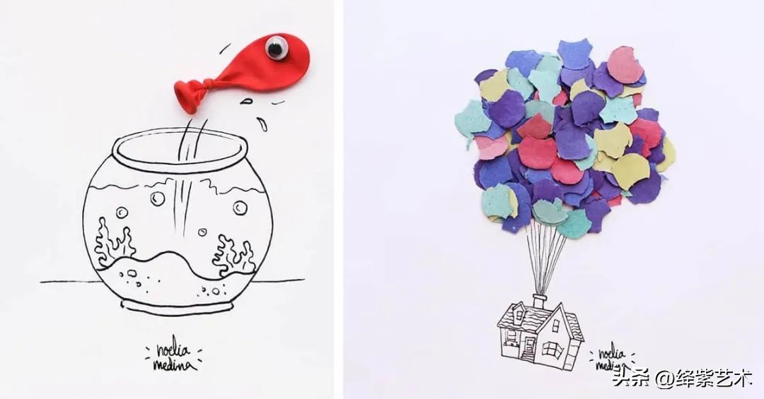 Two visual artists use ordinary everyday objects to create creative ...