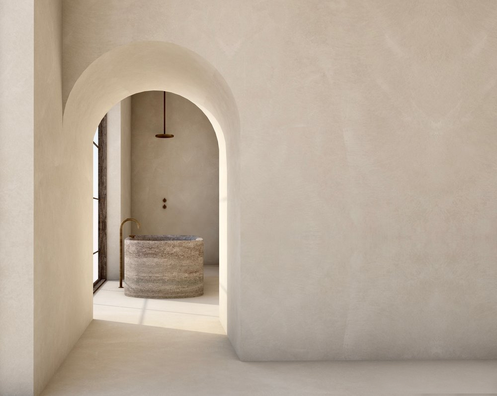 Healing Soft - Micro Cement Curved Shape - iNEWS