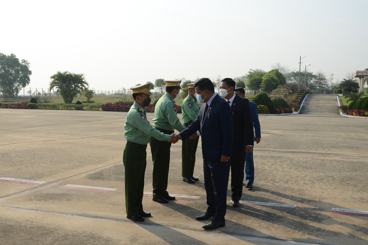 General Maung Maung Aye, Chief of the General Staff of the Myanmar Army ...