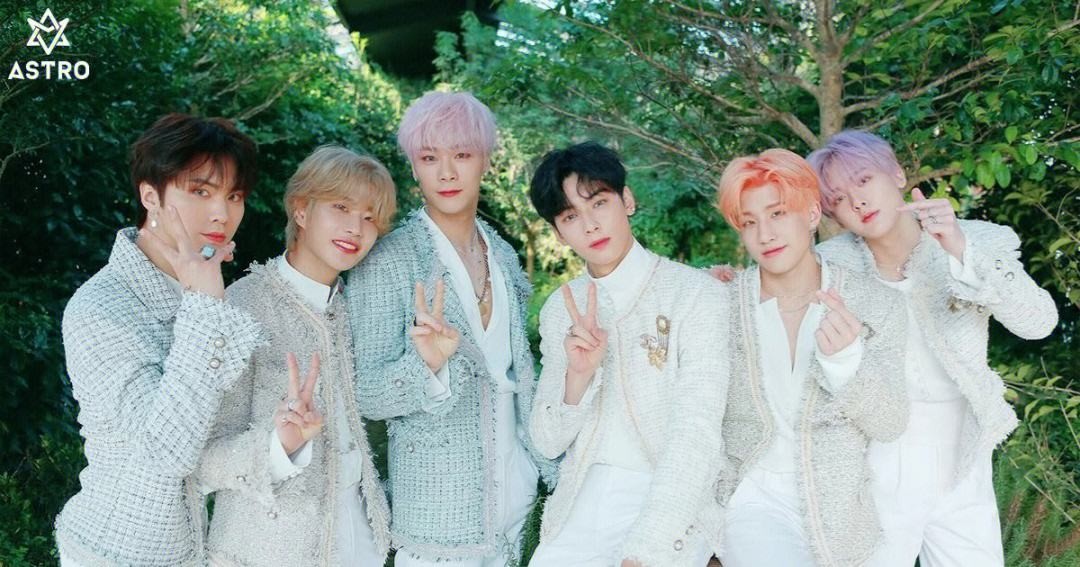 The members of the Korean male music group - ASTRO - iMedia