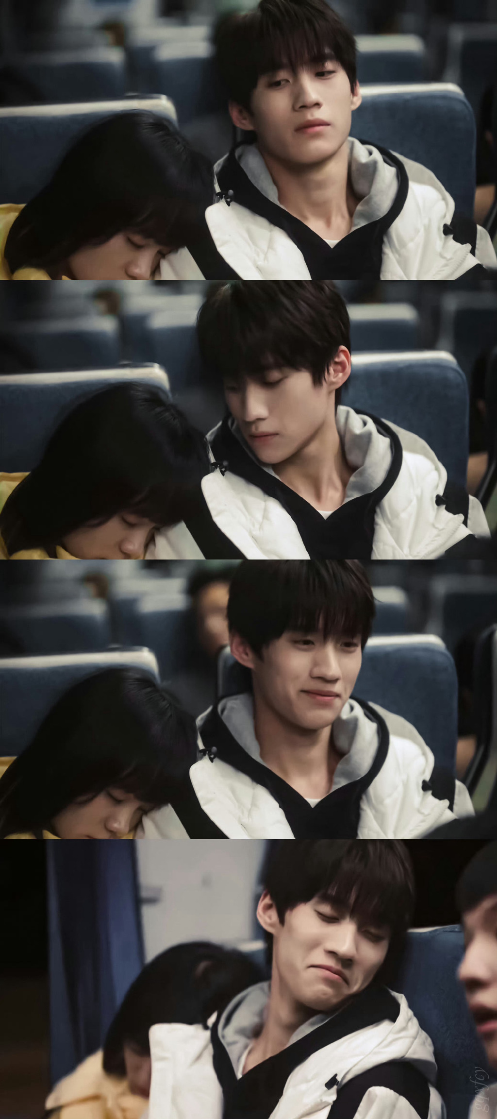 The warrior of pure love fell to the ground! "When I Fly to You" Bian ...