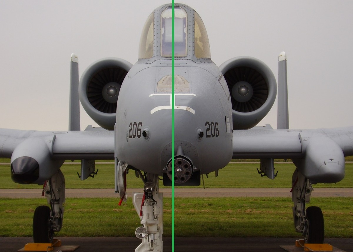 Asymmetrical aircraft, with a big brain hole, ugly but very useful ...